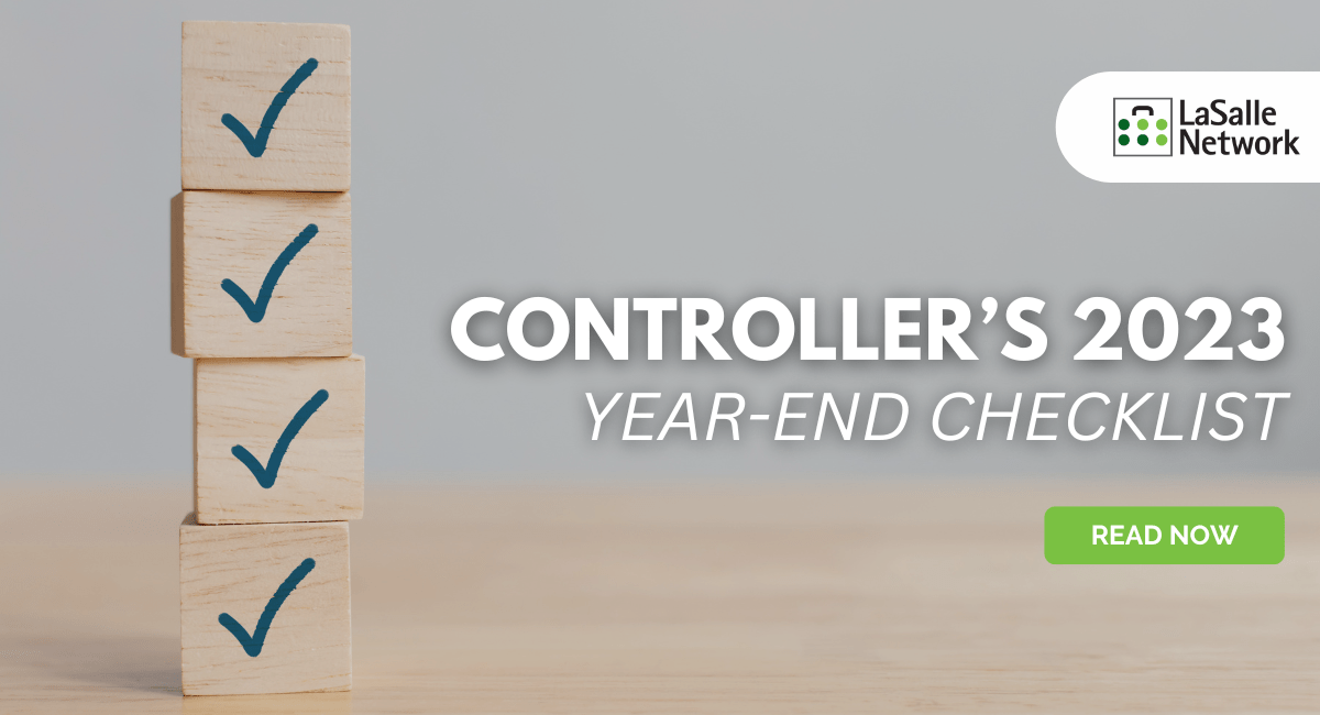 Controllers' Year End Checklist