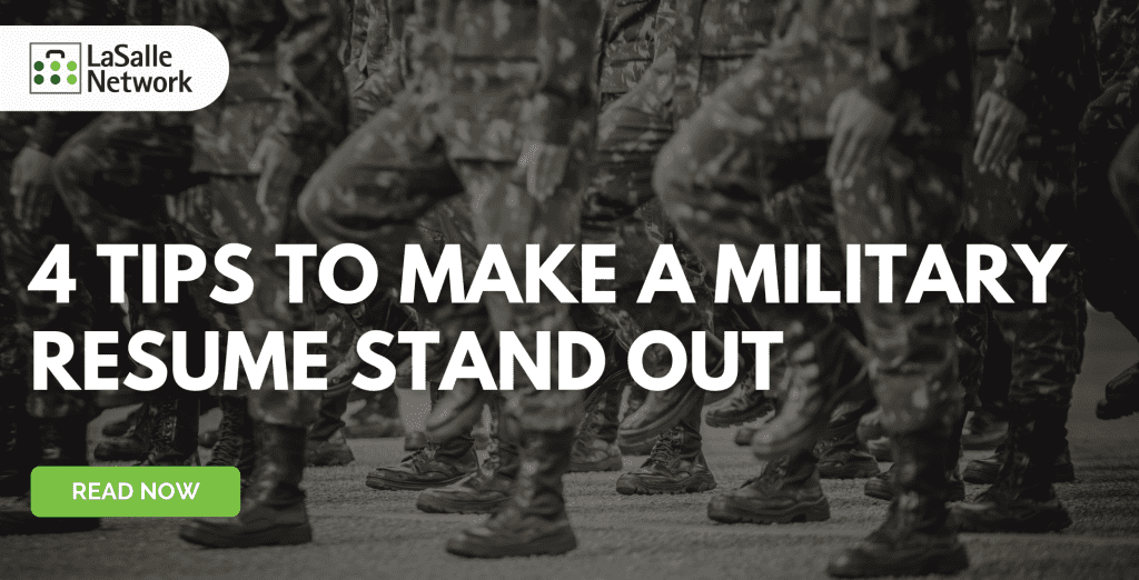 4 Tips to Make a Military Resume Stand Out