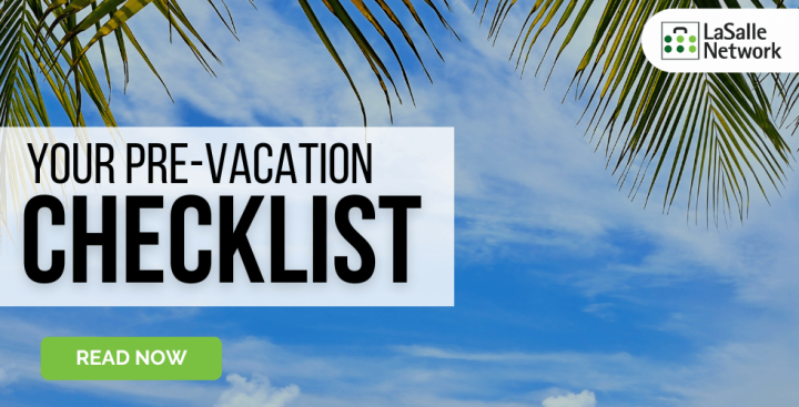 Your Pre-Vacation Checklist
