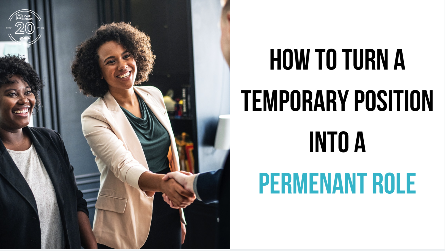 How to Turn a Temporary Position into a Permanent Role